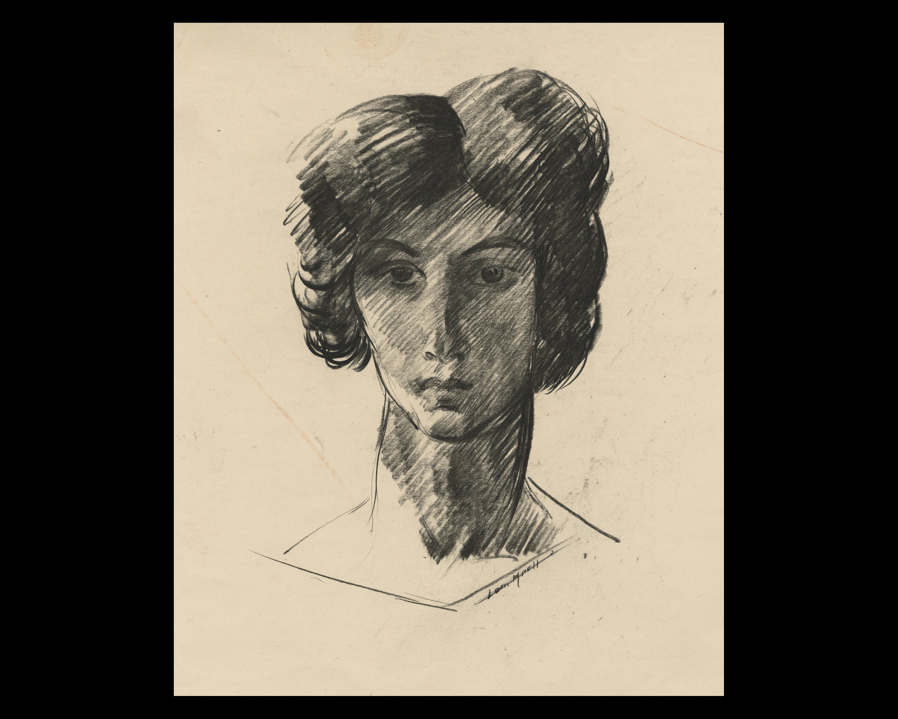 LEON KROLL american 1884-1974 head of a Woman - Etsy