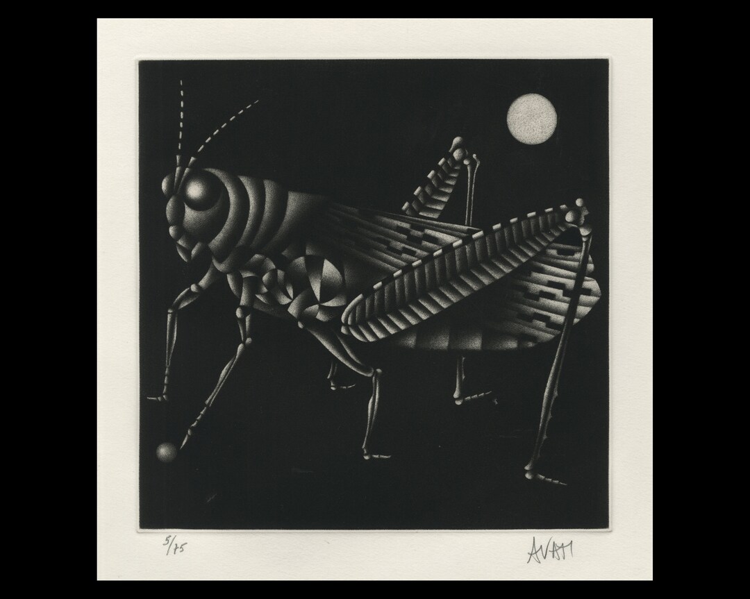 MARIO AVATI (francés, 1921-2009), "El Arca de Noé: Sauterelle", 1971 ...