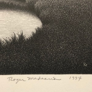 ROGER NORMAN MEDEARIS (american, 1920-2001), "spring-fed Pond", 1994 ...