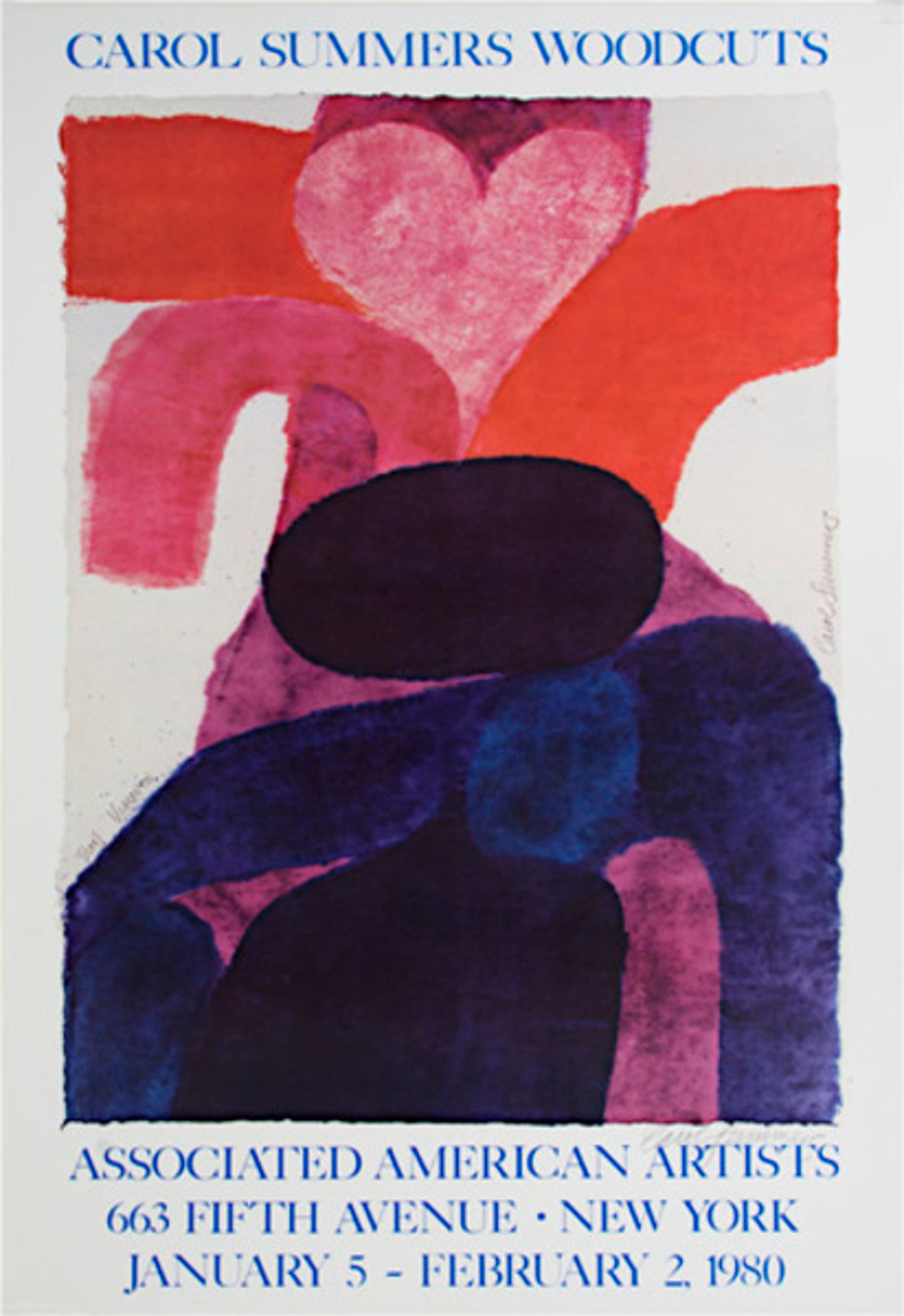 CAROL SUMMERS american, 1915-1988, vesuvio, 1964, Polychrome Block ...