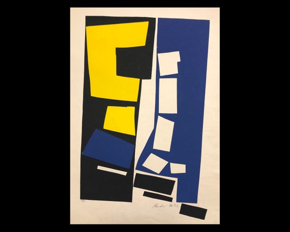 ANDRE BLOC french 1896-1966 composition Ii - Etsy