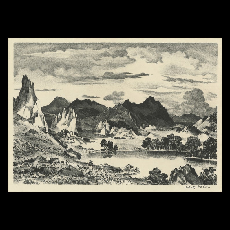 ADOLF DEHN (american, 1895-1968), "threshing Scene", 1939, Original ...