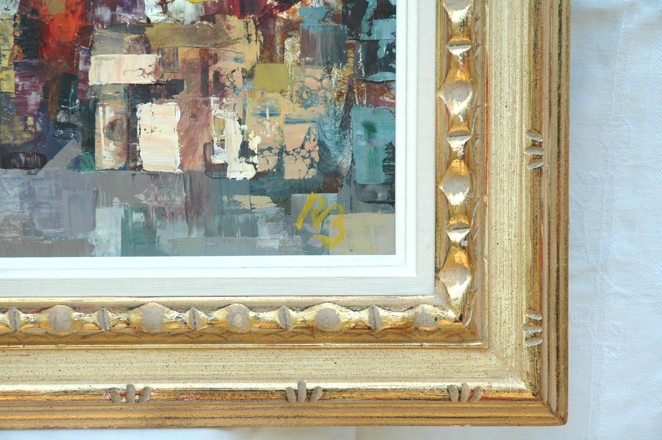 RON BLUMBERG american, 1908-2002, los Angels Market, 1958, Oil on ...