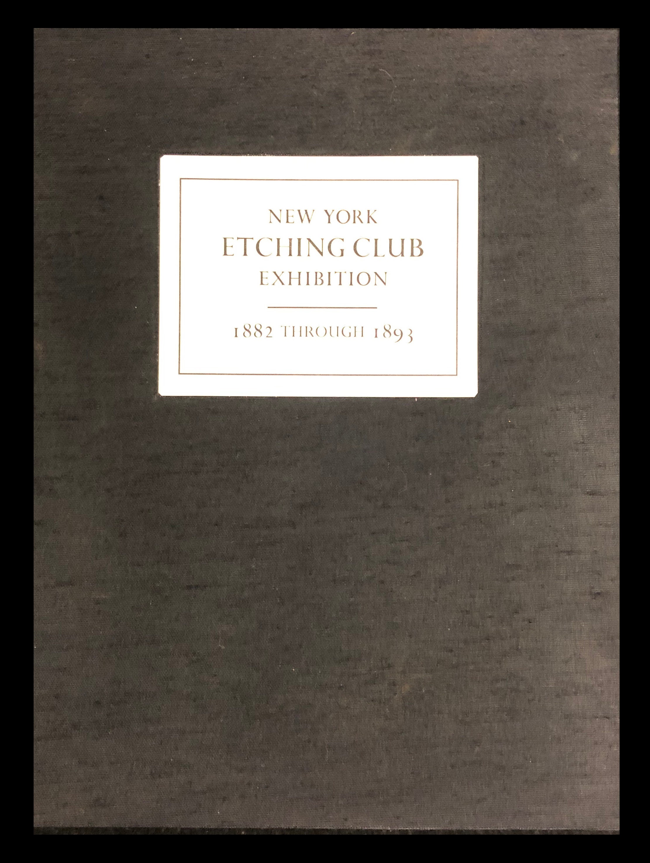 NY Etching Club Exhibition Catalog Collection Complete Set of 11 Years With 80 Original Etchings ...