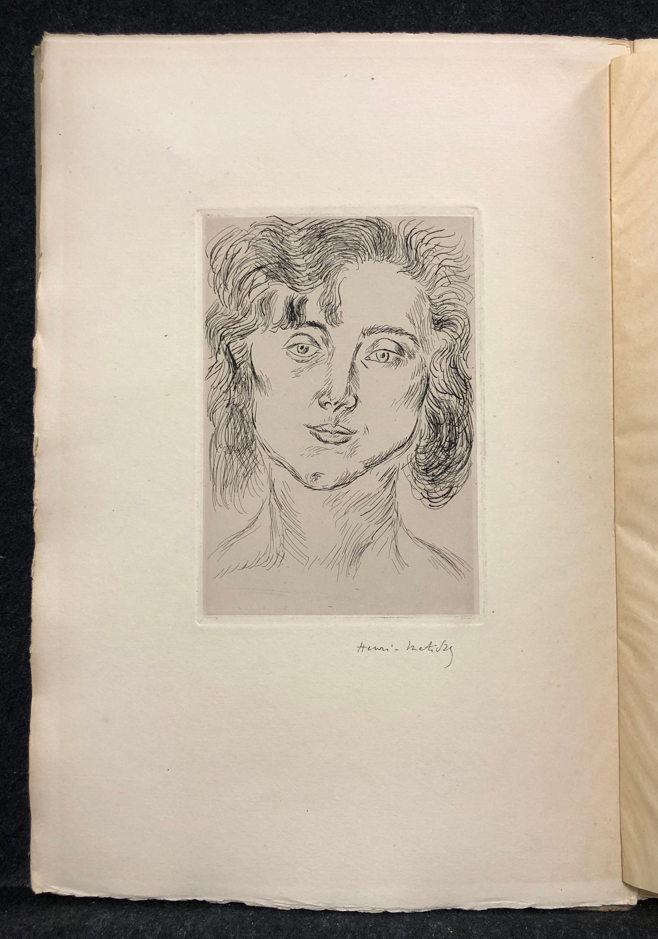 HENRI MATISSE (french, 1869-1955), "mlle. M. M. (marguerite Matisse ...
