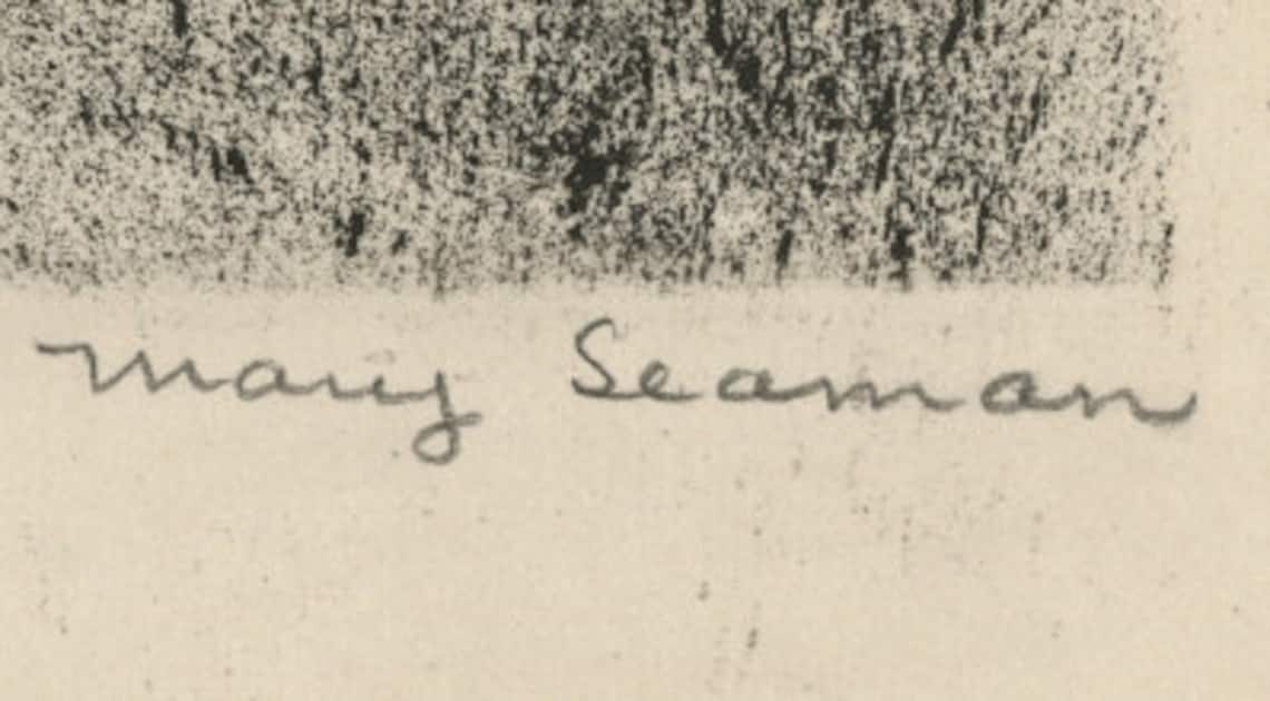 MARY LOUISE SEAMAN american, No Dates, the Judge, Ca. 1925, Lithograph ...