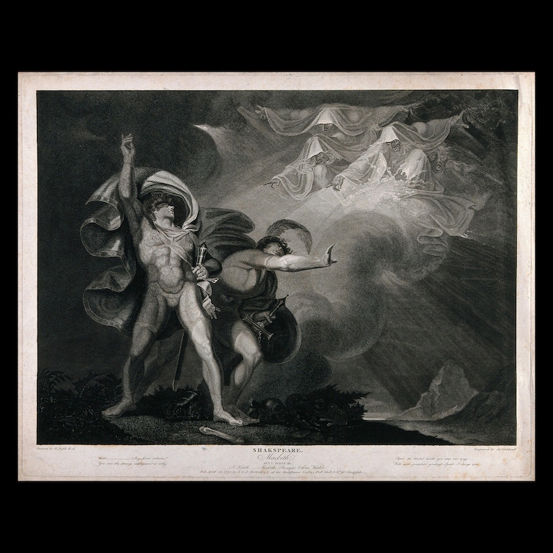 HENRY FUSELI after swiss, 1741-1825, macbeth: Banquo and the Three ...