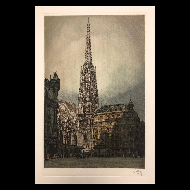 Cathedral Etching - Etsy
