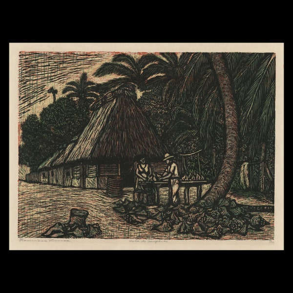 Mexican Linocut - Etsy