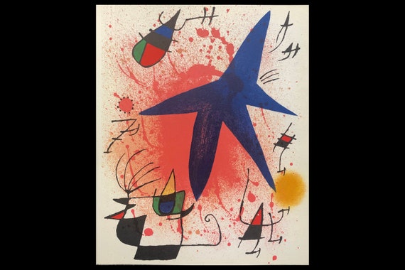 JOAN MIRO spanish/french 1893-1983 lithographe | Etsy