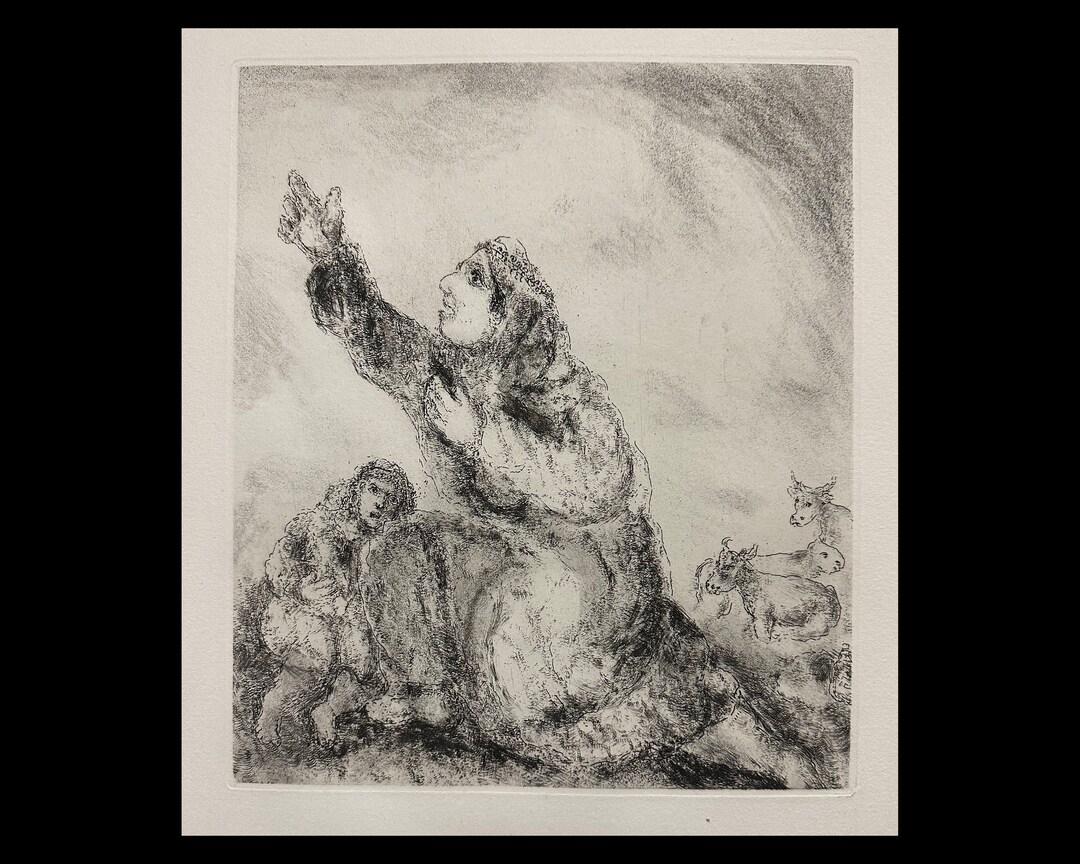 MARC CHAGALL (russian/french, 1887-1985), "hannah Prays to the Lord ...