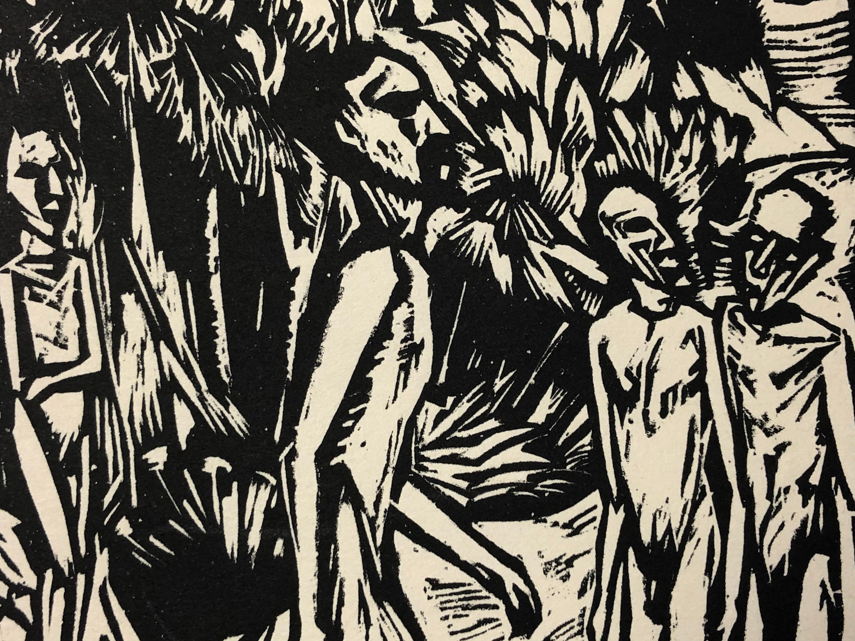 ERICH HECKEL (german, 1883-1970), "manner Am Strand", 1919. Original ...