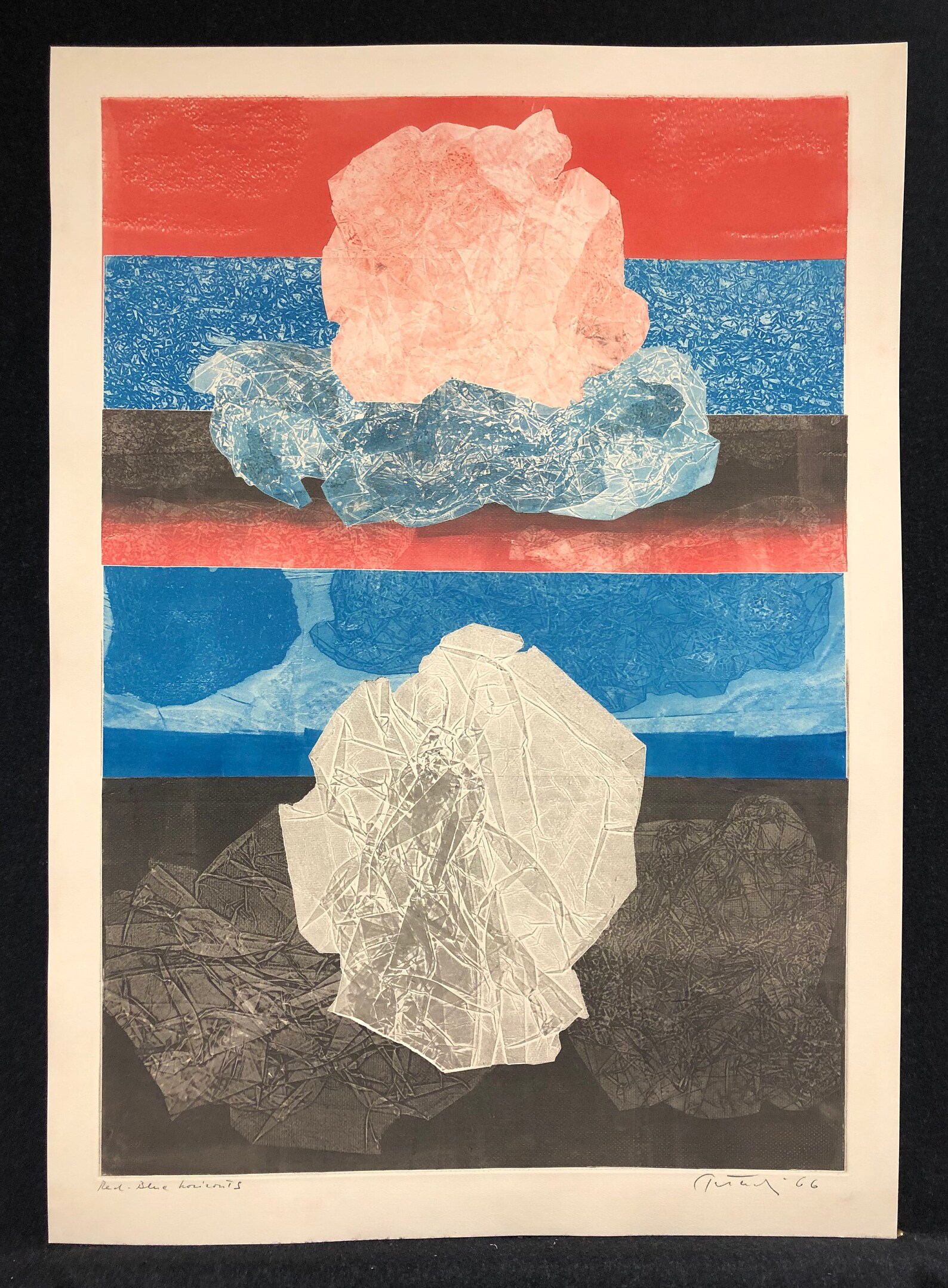 GABOR PETERDI Hungarian/American 1915-2001 Red-Blue | Etsy