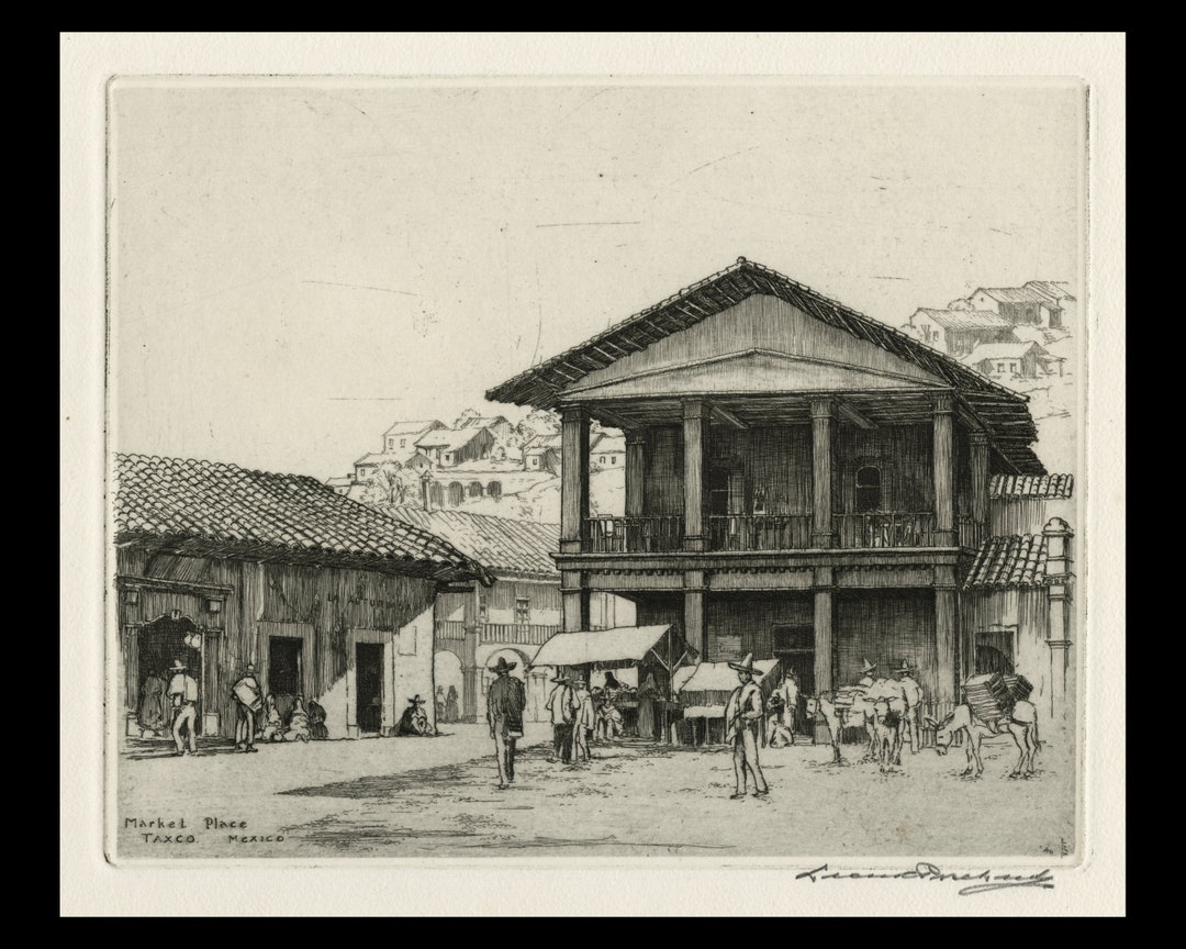 LEON RENE PESCHERET american 1892-1971 market Place - Etsy