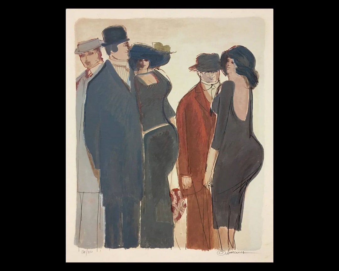 DAVID SCHNEUER (german/isreali, 1905-1988), "rendezvous", 1976 ...