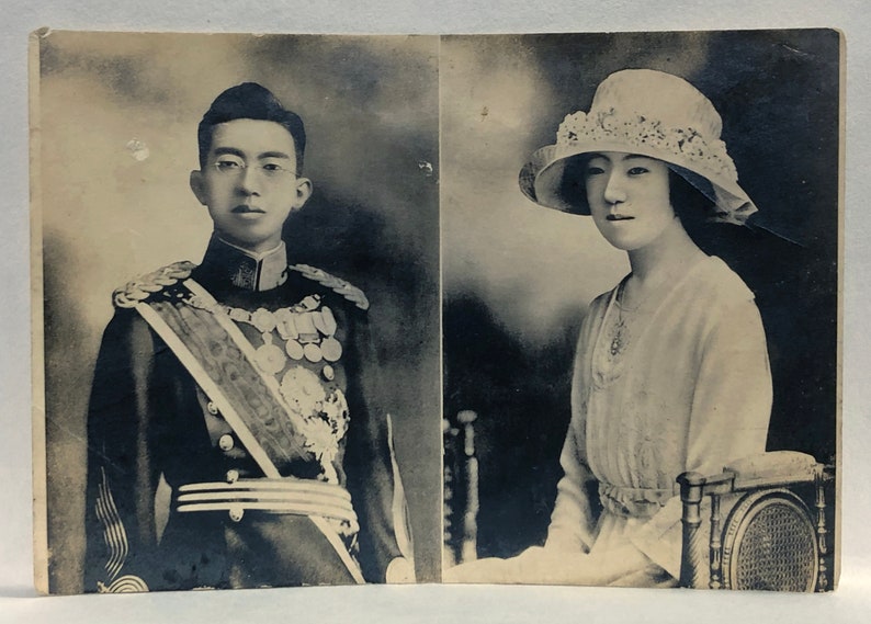 Emperor HIROHITO and Empress NAGAKO, Original Silver Gelatin Photograph ...