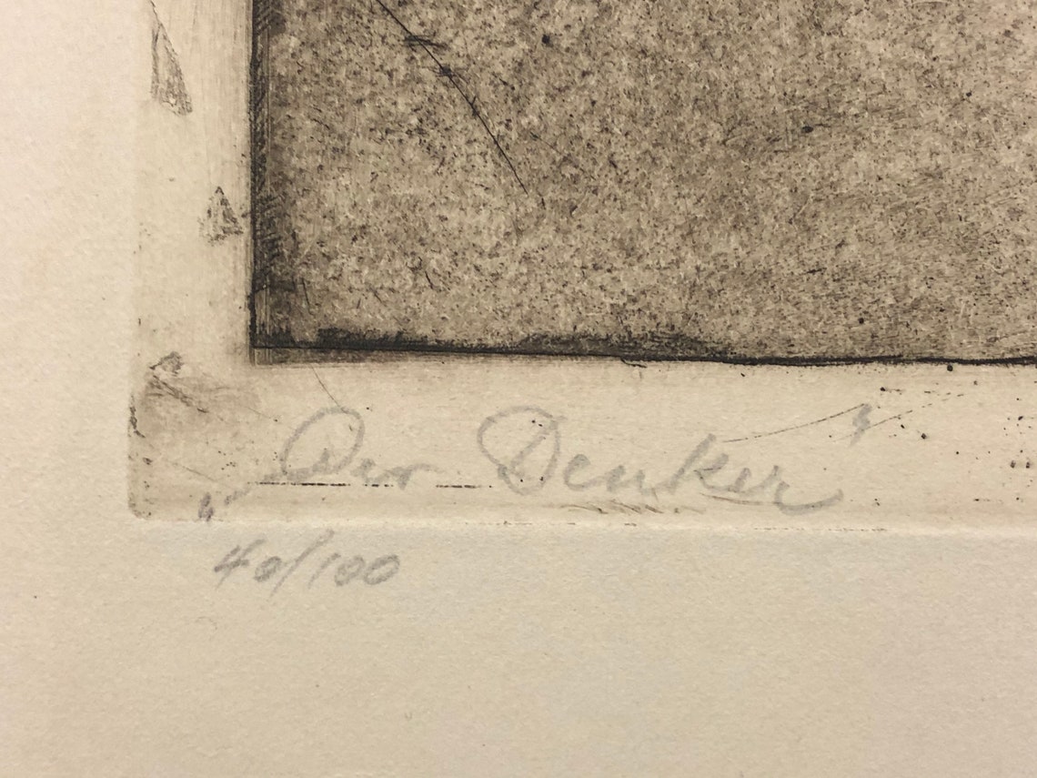 ERHARD AMADEUS DIER (austrian, 1893-1969), "der Denker", 1920, Original ...