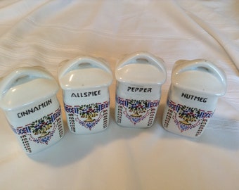 Vintage spice jars | Etsy