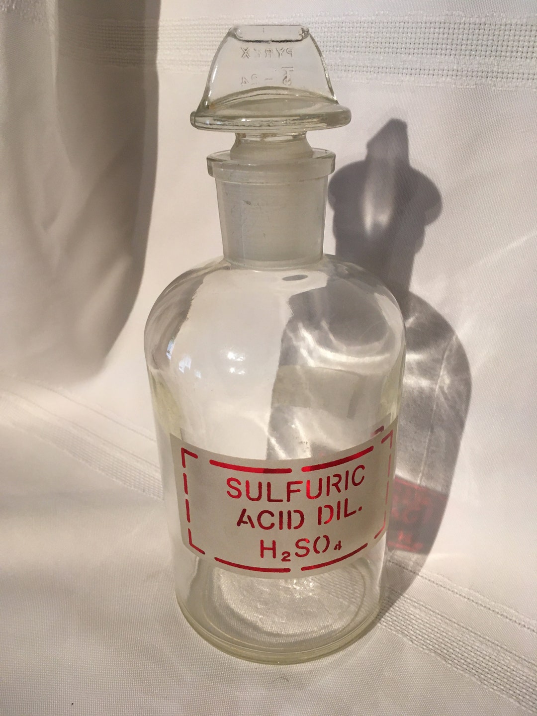 Vintage Pharmacy Pyrex Bottle - Etsy