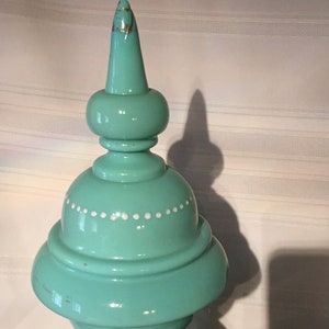 Vintage Bristol Glass Urn/vase - Etsy