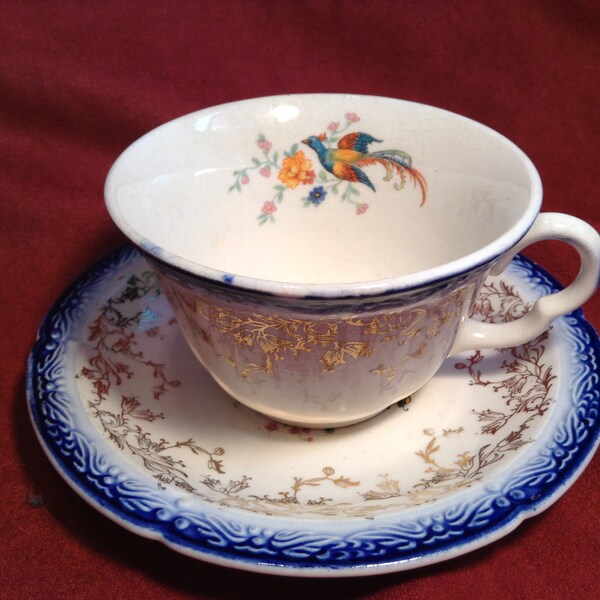 Flow Blue Tea Cup - Etsy