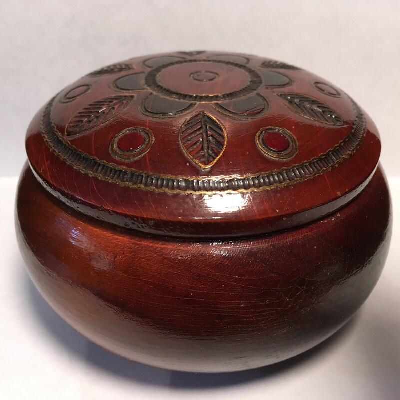 Round Wood Box - Etsy