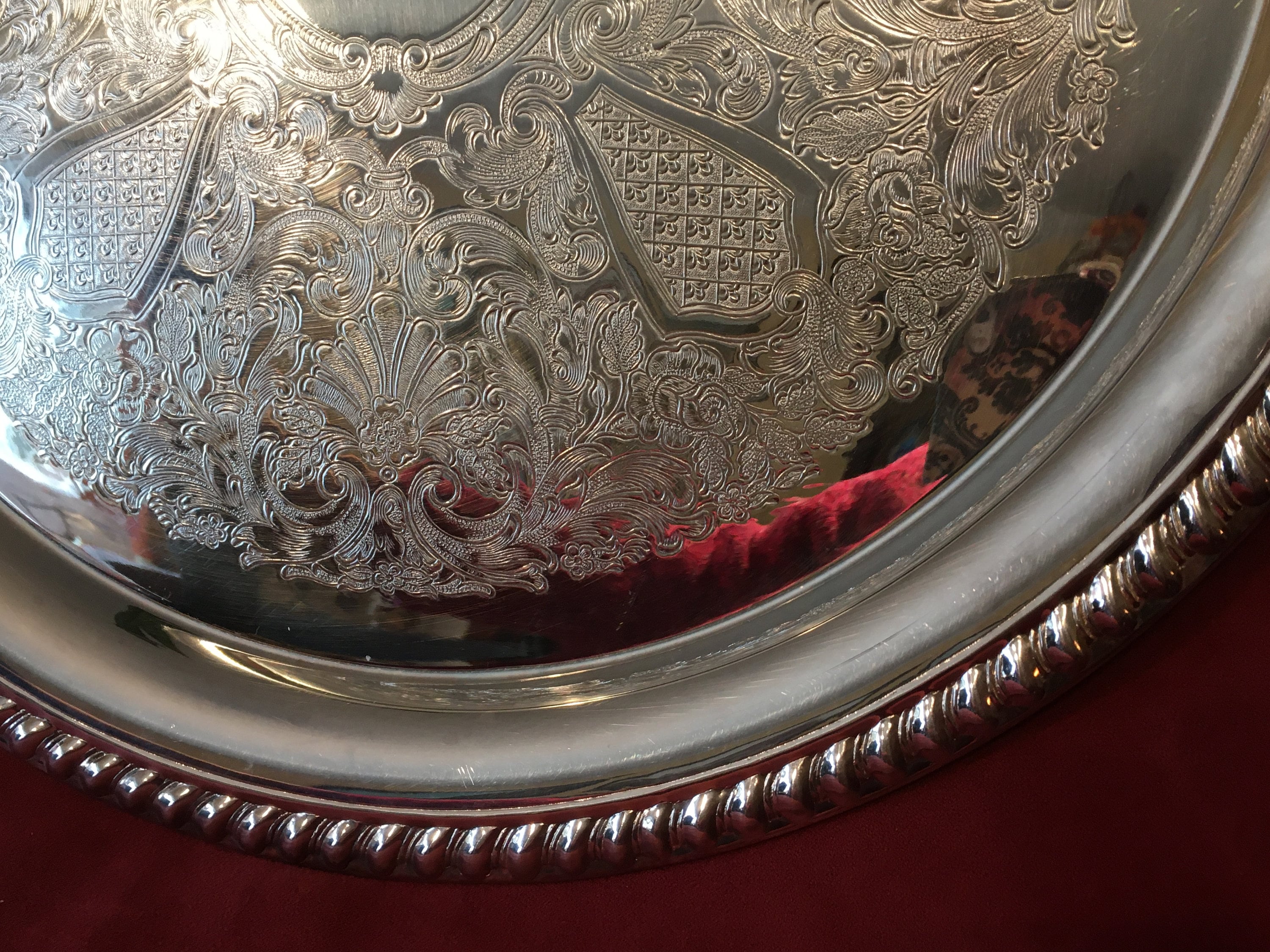 Kent Silver Plate Tray - Etsy