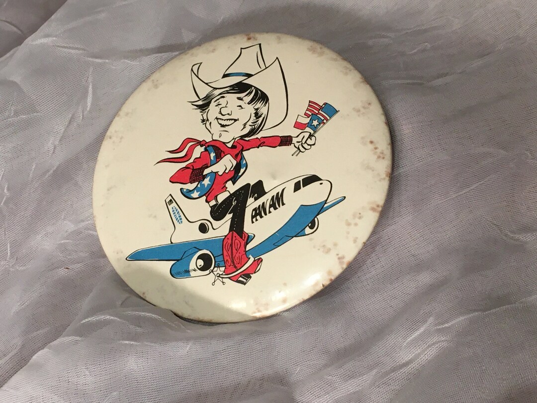 Pan Am Vintage Dallas Pin - Etsy