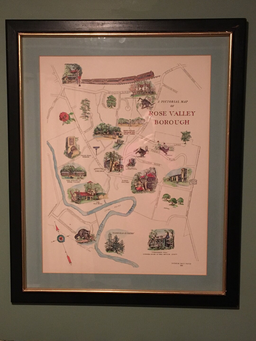 Rose Valley Borough Katharine Hayes Porter - Etsy