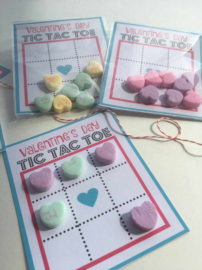 Tic Tac Toe Kids Valentine | Fun Valentine | Unique Valentine ...