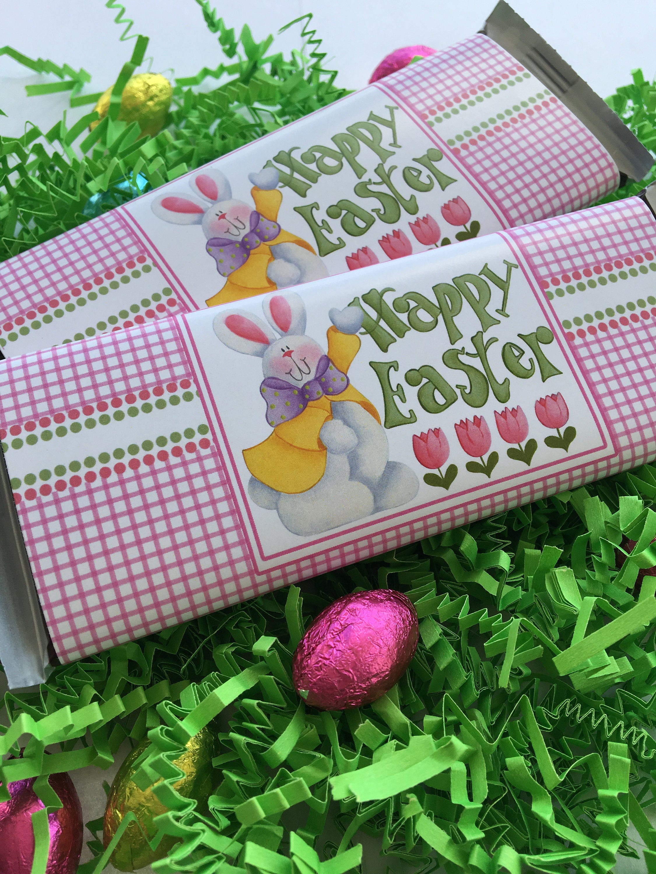 Happy Easter Candy Bar Wrapper Instant Download Easter Candy - Etsy