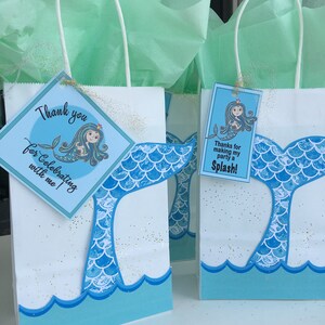 Mermaid | Under the Sea | Mermaid Party | Mermaid Gift Bags |mermaid ...