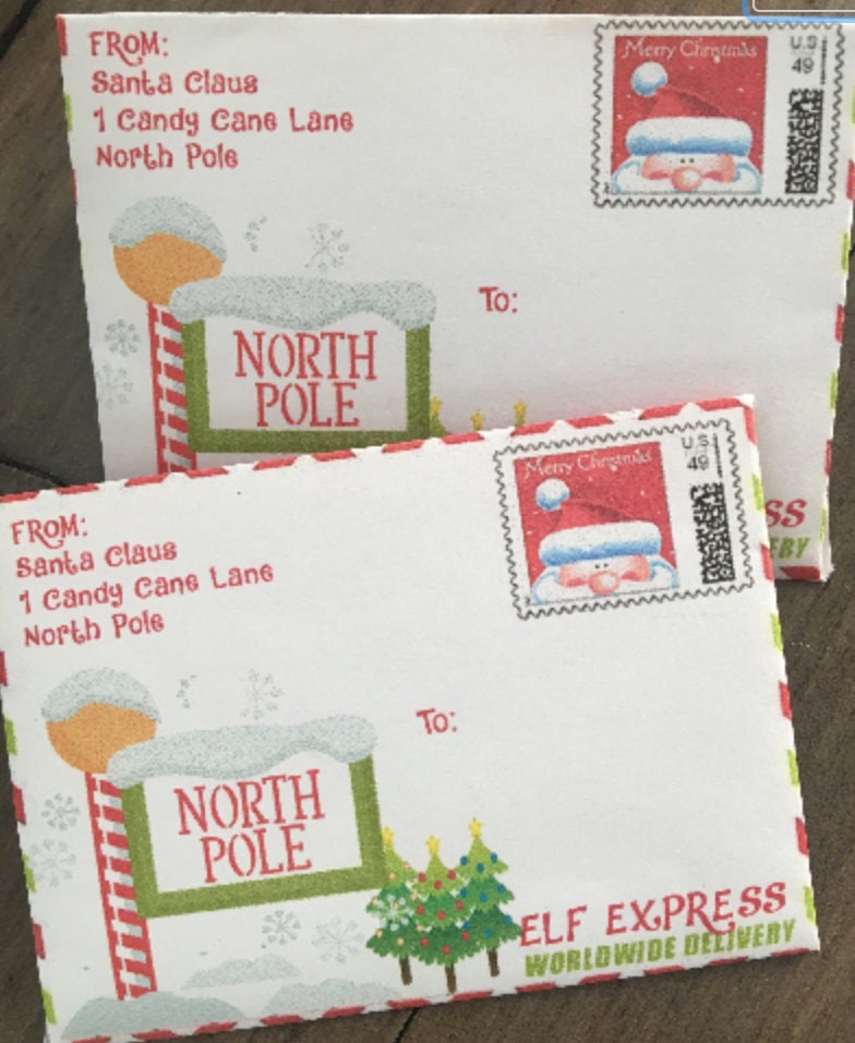 Notes From Elf | Tiny Elf Letters | Tiny Notes Form Santa - Etsy