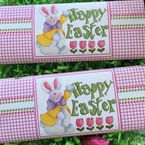 Happy Easter Candy Bar Wrapper | Instant Download | Easter Candy - Etsy