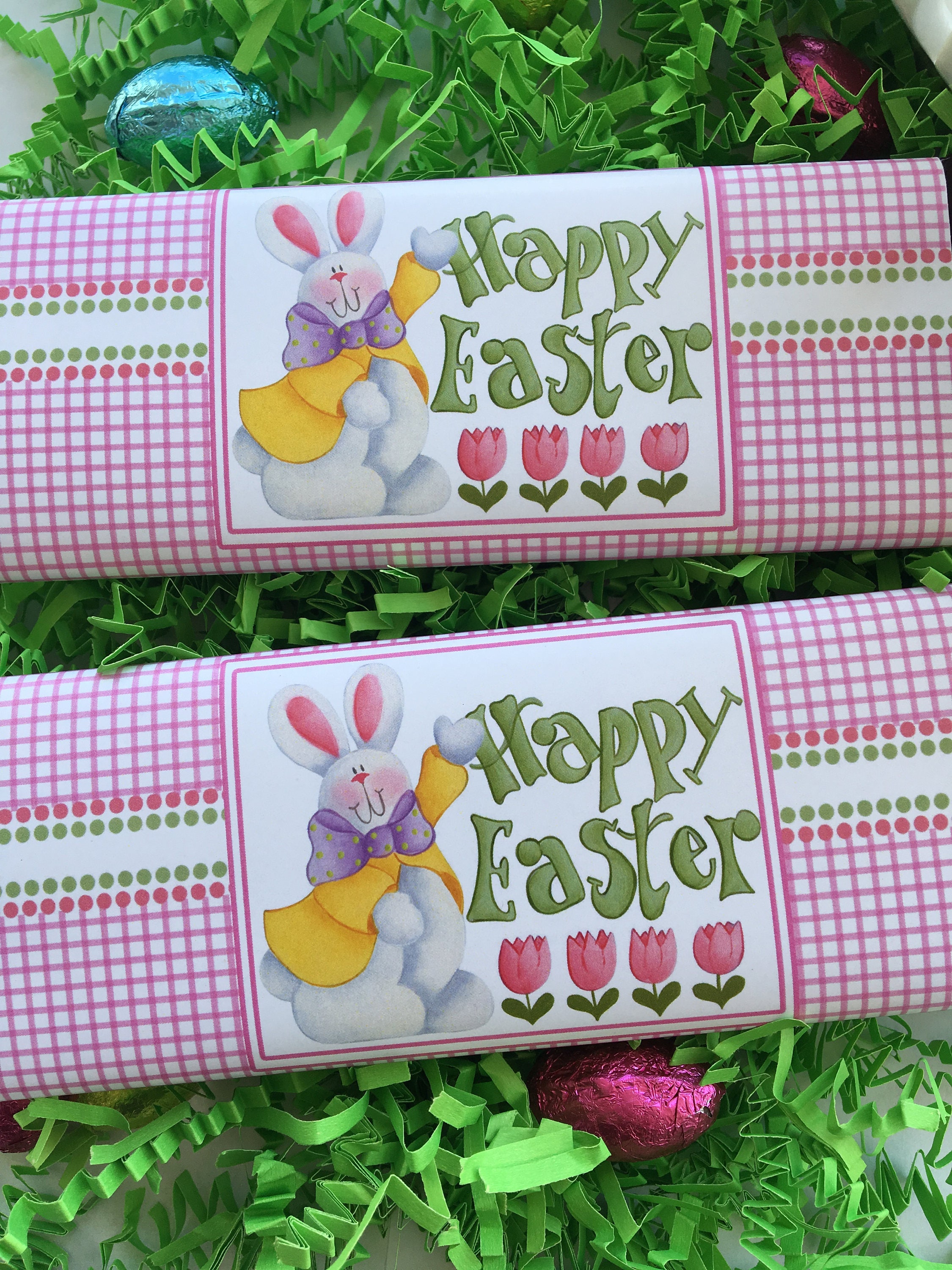 Happy Easter Candy Bar Wrapper Instant Download Easter - Etsy