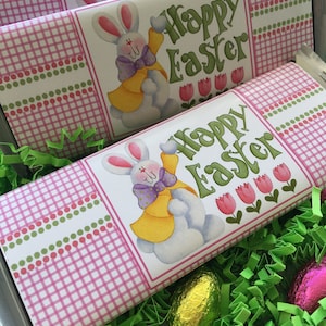 Happy Easter Candy Bar Wrapper | Instant Download | Easter Candy - Etsy