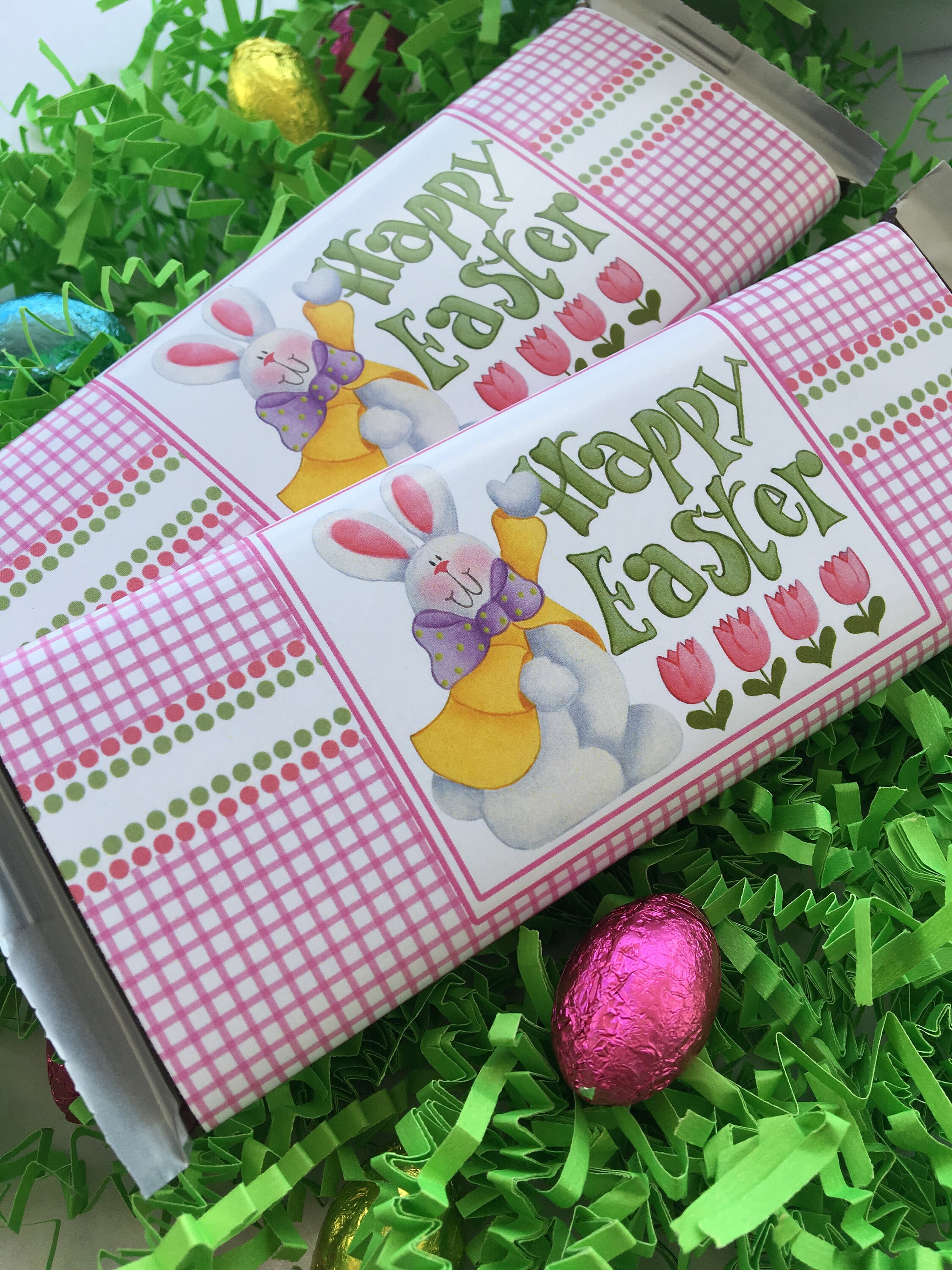 Happy Easter Candy Bar Wrapper Instant Download Easter Candy - Etsy