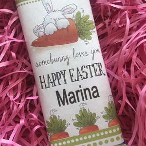 Easter Candy Wrapper | Bunny Wrapper |easter Basket | Printable Easter ...