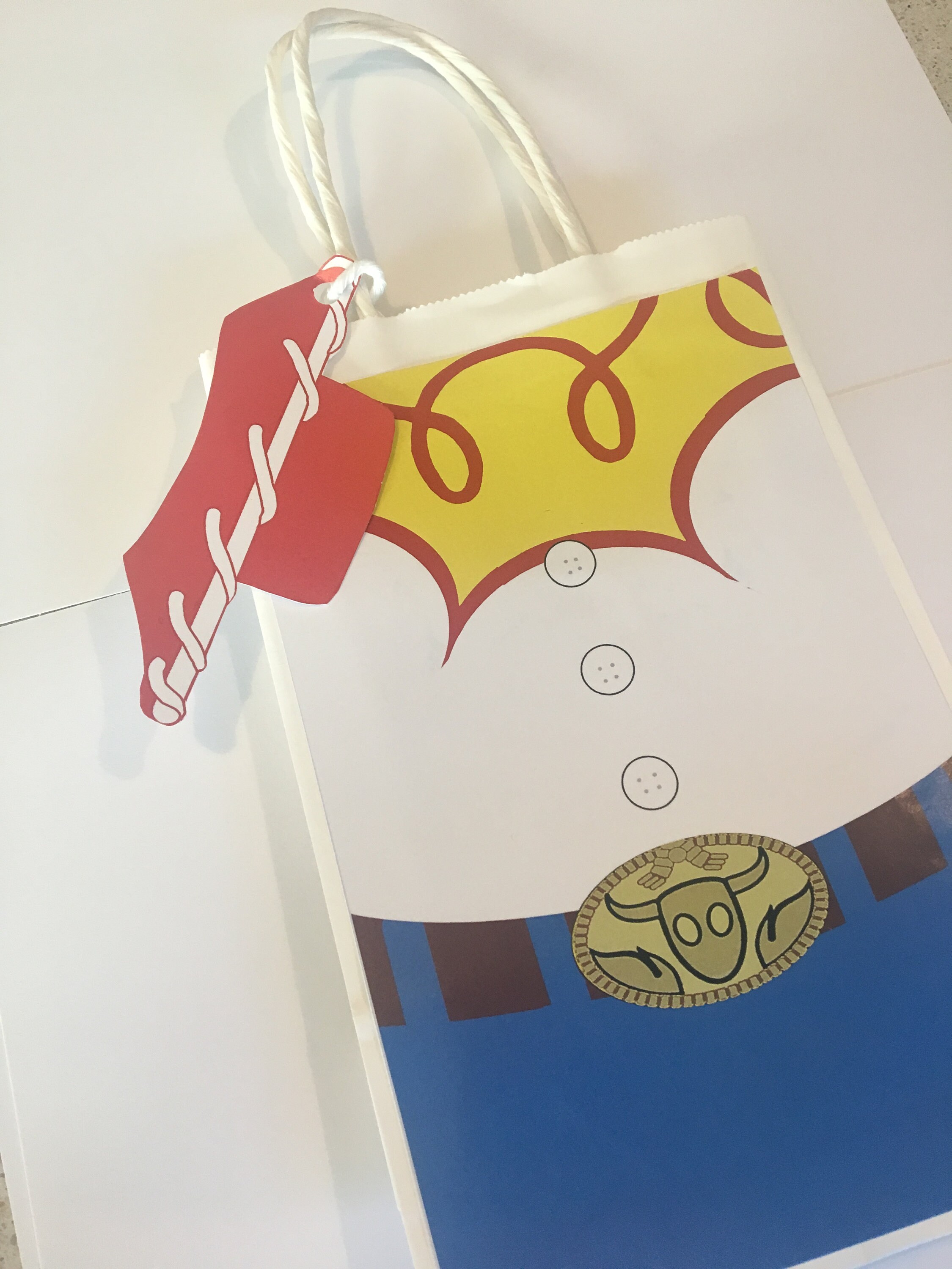 Toy Story Jessie Treat Bag Jessie Gift Bag Toy Story Party | Etsy