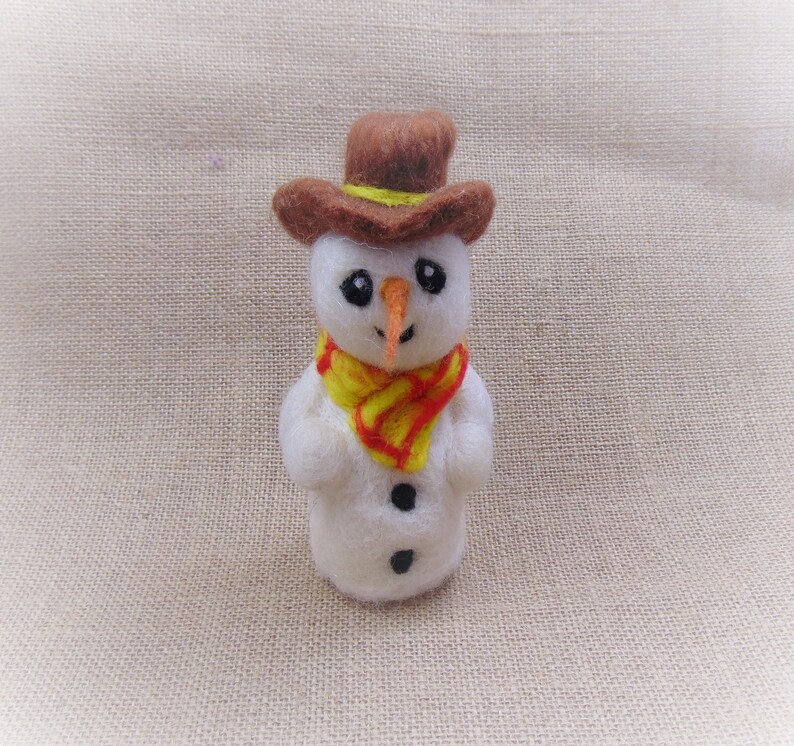 Cute Snowman Gift, Snowman Figurine, Christmas Snowman Decor, Winter ...