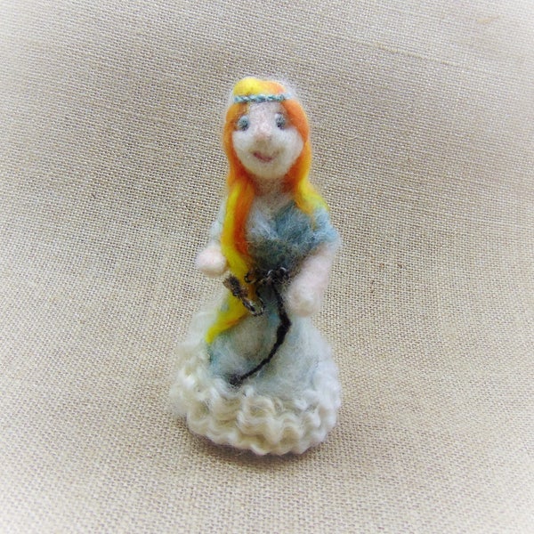 Needle Felted Doll - Etsy UK