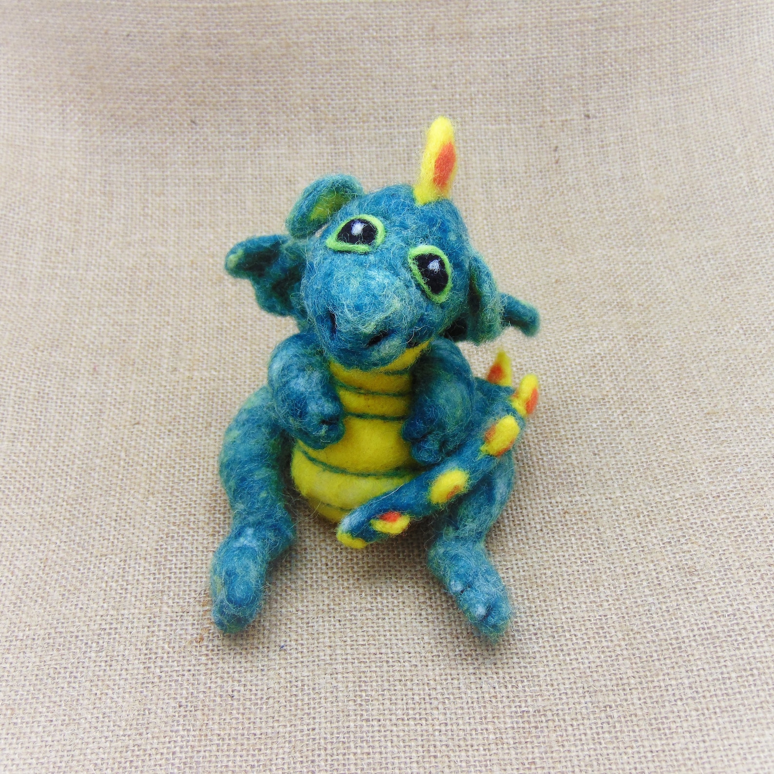 Baby Dragon Figurine Soft Dragon Sculpture Felted Dragon - Etsy Italia