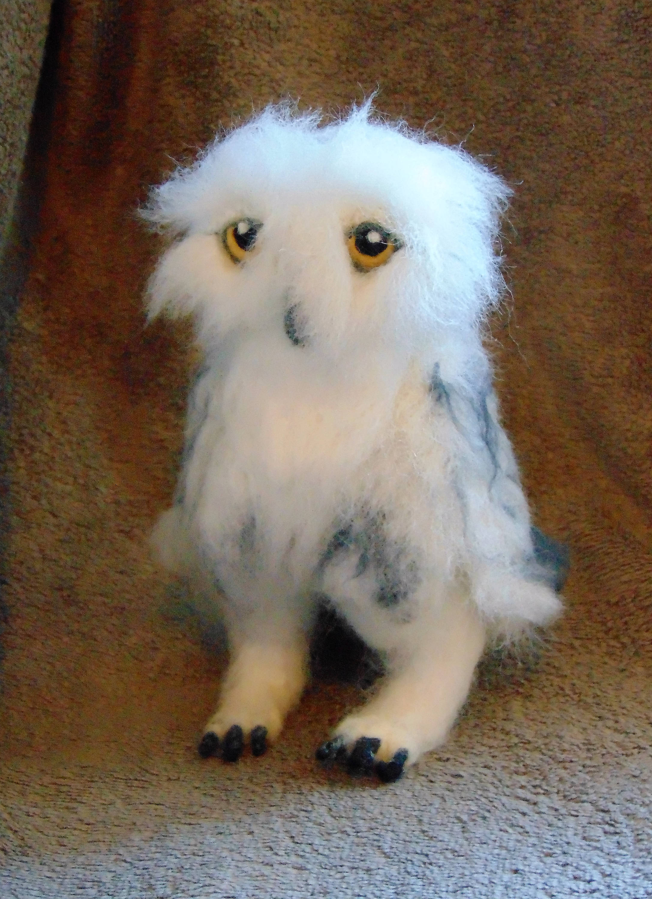 Snowy Owl Model of an Owl Needle Felted Owl Felt Owl - Etsy UK