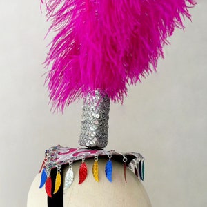 Samba Dance Ostrich Feather Backpack/carnival Costume Feather Wings ...
