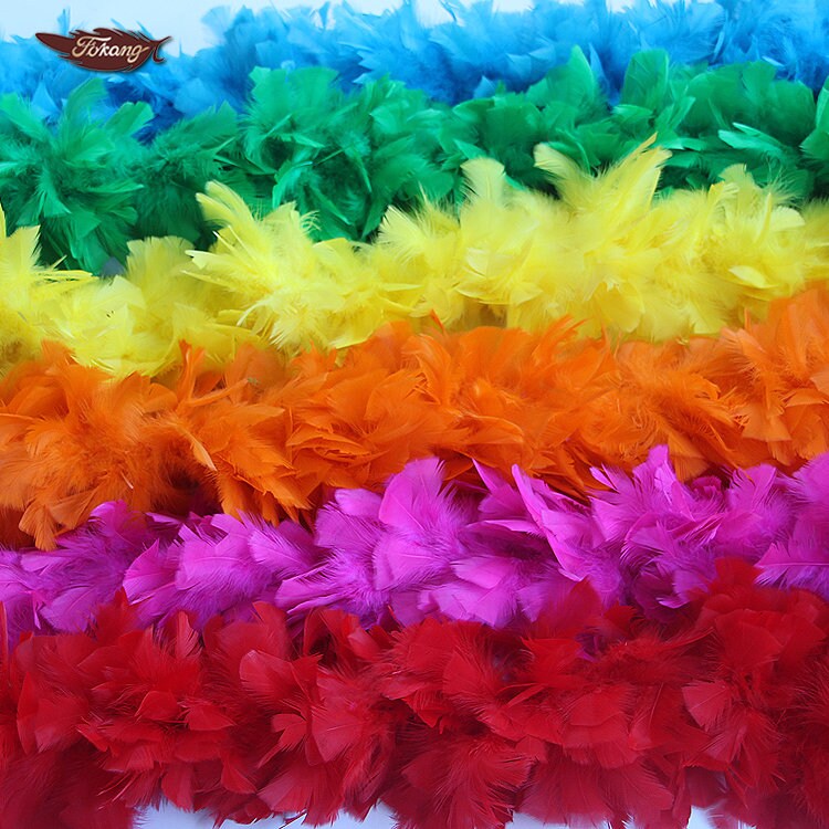 Turkey Ruff 200g Feather Boas Fluffy Turkey Ruff Feather Boas Big ...