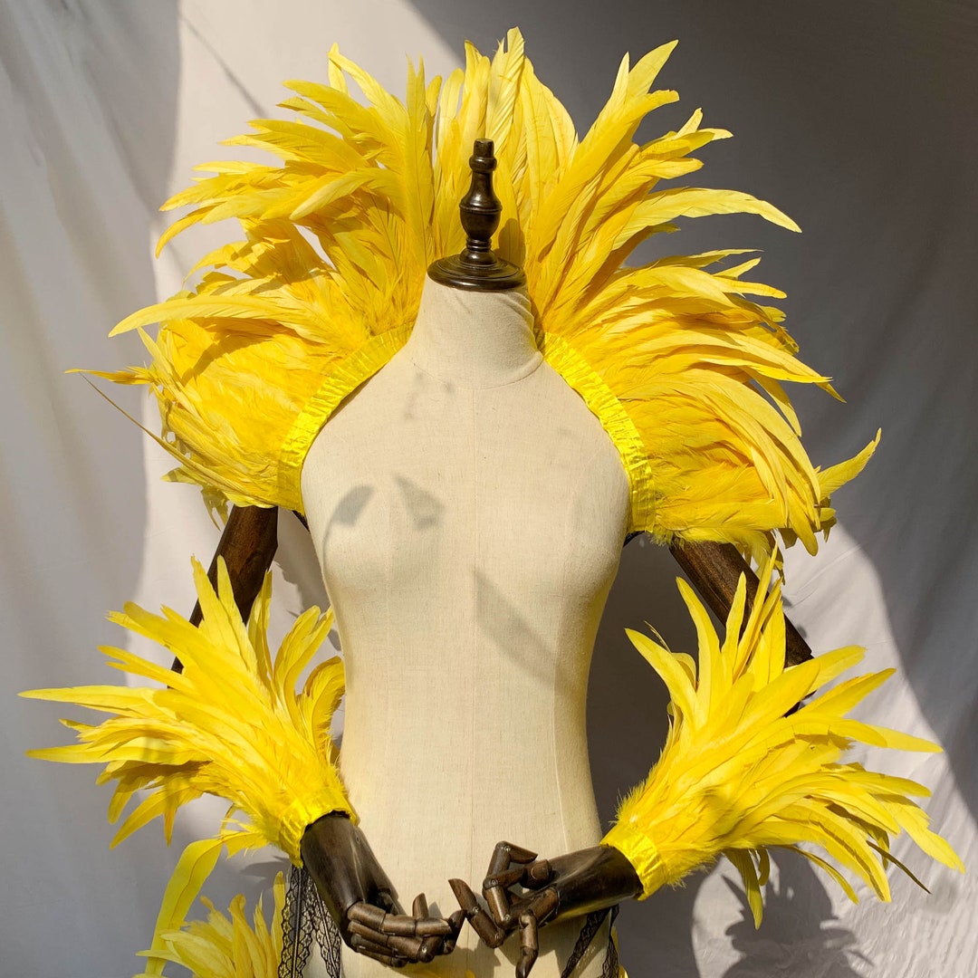 4ply Showgirl Feather Shawl/ Carnival Feather Scarf/ Stage Show Feather ...