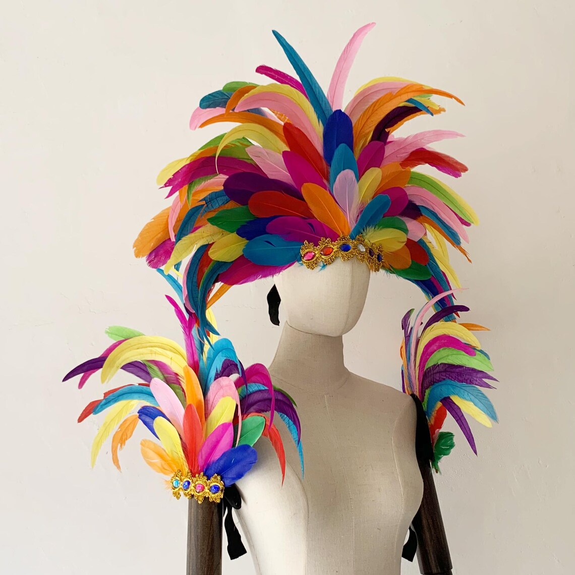 Carnival Headpiece/gatsby Flapper Headband/samba Party Crystal Headband ...