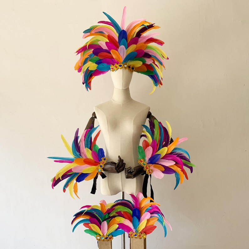 Carnival Headpiece/gatsby Flapper Headband/samba Party Crystal Headband ...