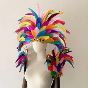 Carnival Headpiece/gatsby Flapper Headband/samba Party Crystal Headband ...