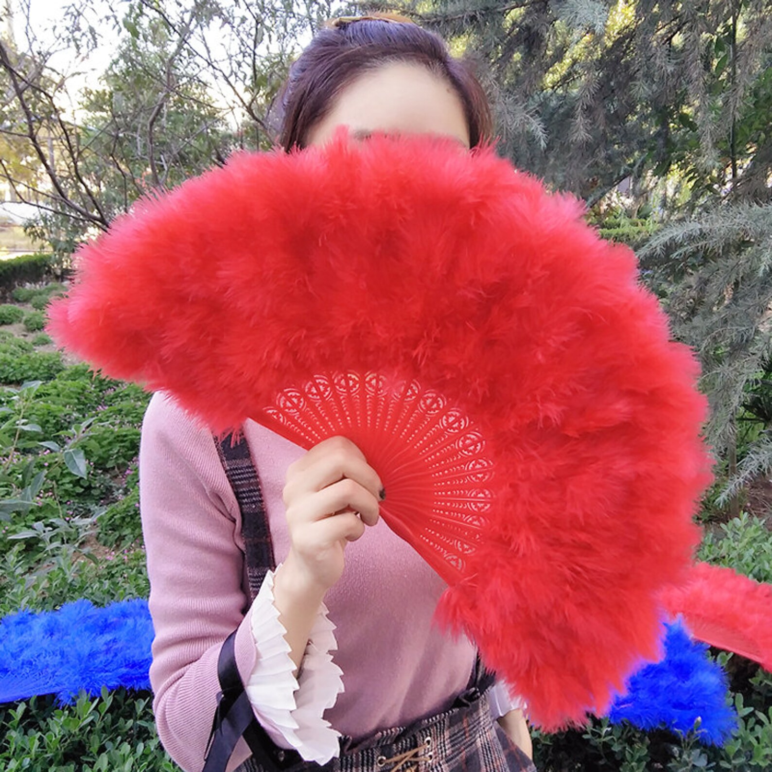 2012 New Design Wedding Bridal Feather Hand Fans Party | Etsy